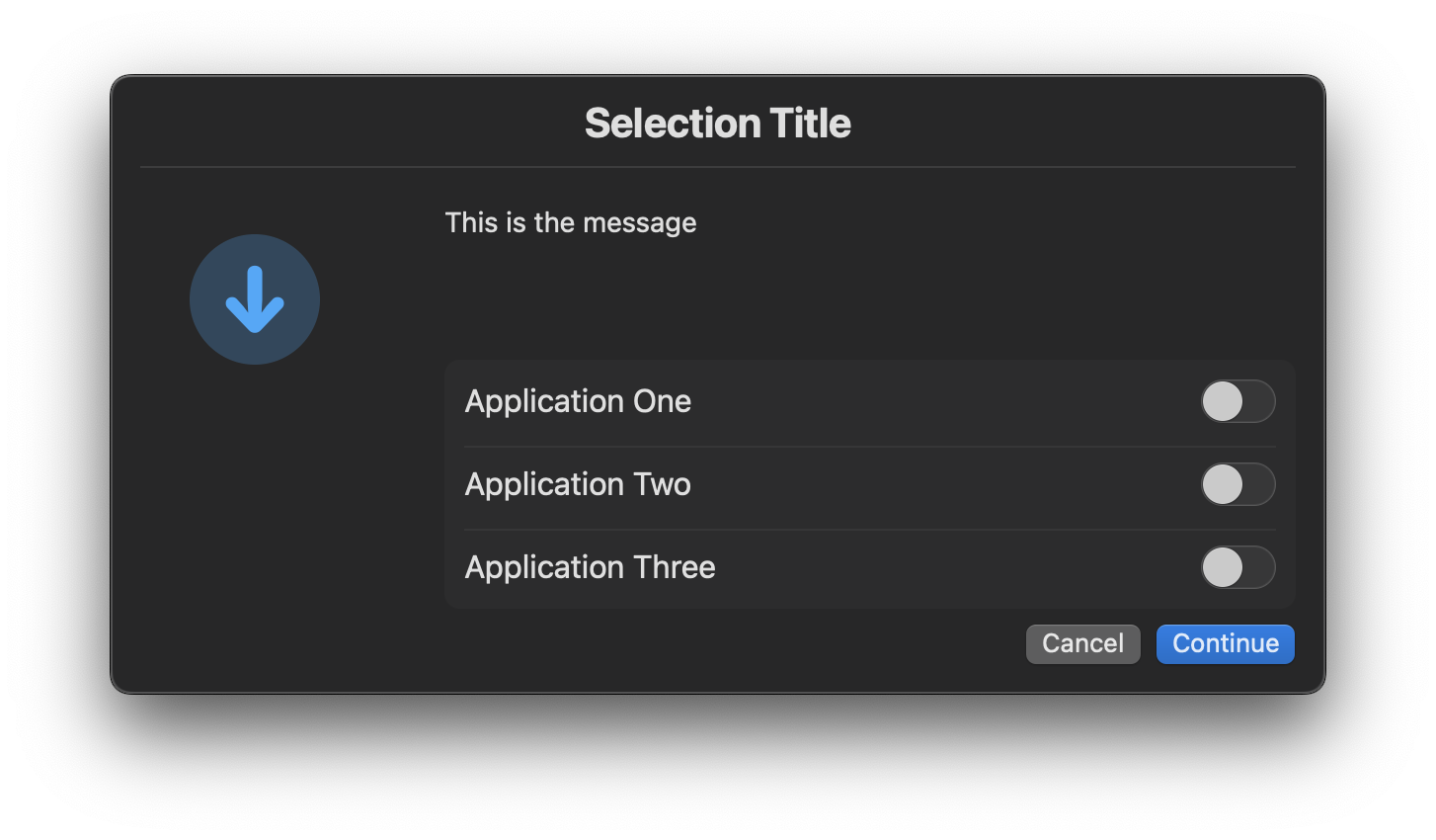 New checkbox "switch" style problem when using json as source · Issue #257 · swiftDialog ...