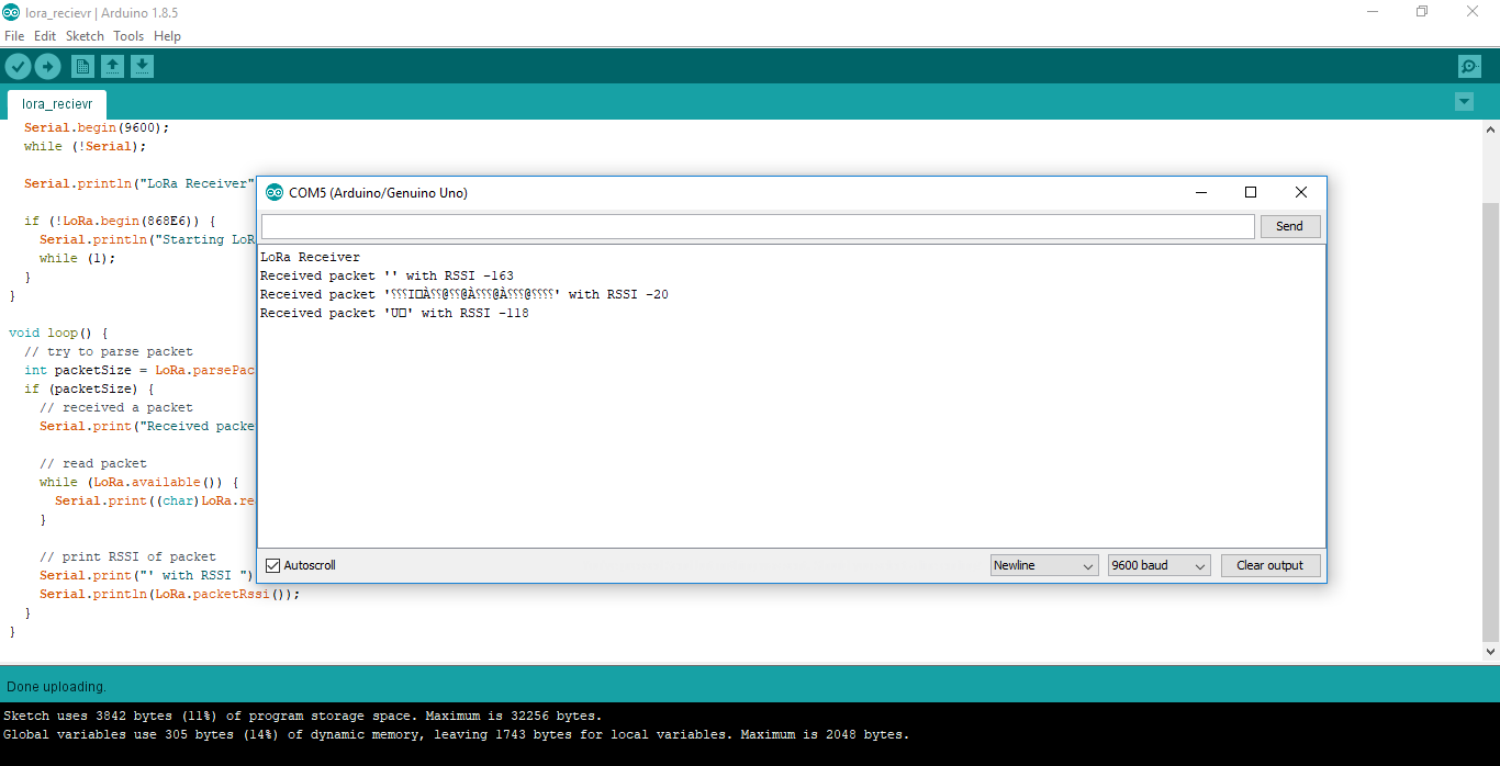 Hello Im Not Receiving The Data On Arduino With Lora With The Same Code I Could See Serial