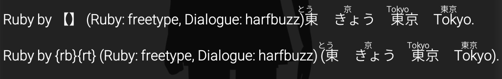 Ruby Text Cannot Be Aligned Centered When Using Harfbuzz · Issue 4917 · Renpyrenpy · Github