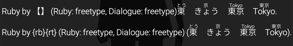 Ruby text cannot be aligned centered when using harfbuzz. · Issue #4917 · renpy/renpy · GitHub