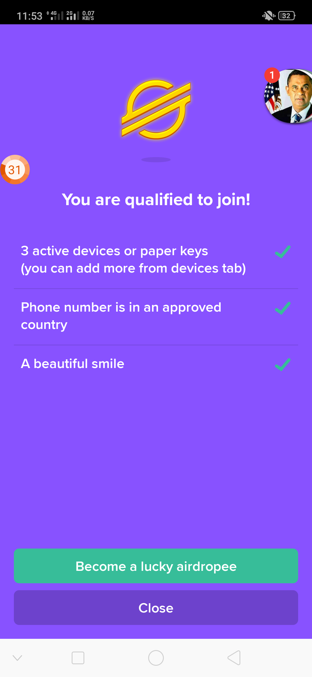 Not qualified for airdrop although app says differently · Issue #21087 · keybase/client · GitHub