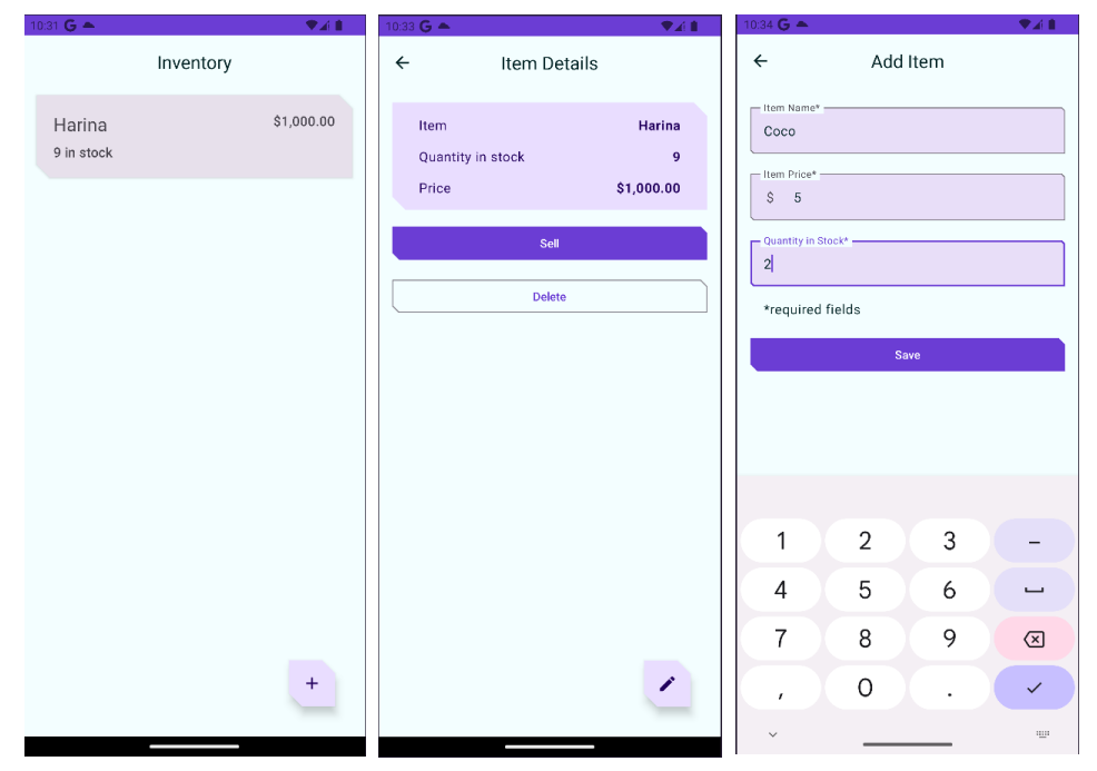 GitHub - Camilo-Hernandez/Inventory: Application showing a complete Room implementation, Room ...