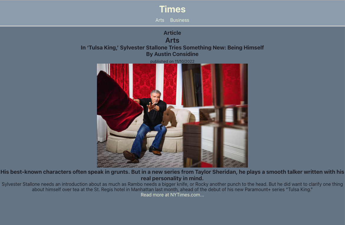 GitHub - dstavis/times: displaying the NY Times top stories API
