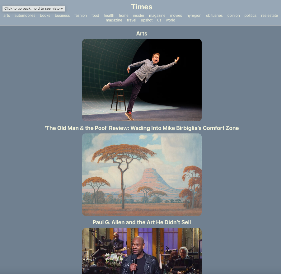 GitHub - dstavis/times: displaying the NY Times top stories API