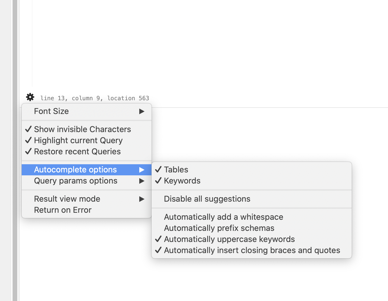Suggestion Drop Down makes typing SQL very slow · Issue #2329 ...