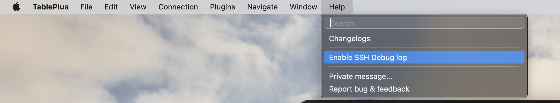 TablePlus does not respect SSH config file while it does if it is launched from terminal command ...