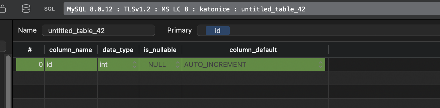 2 Unique id indices when creating table. · Issue #2425 · TablePlus/TablePlus · GitHub