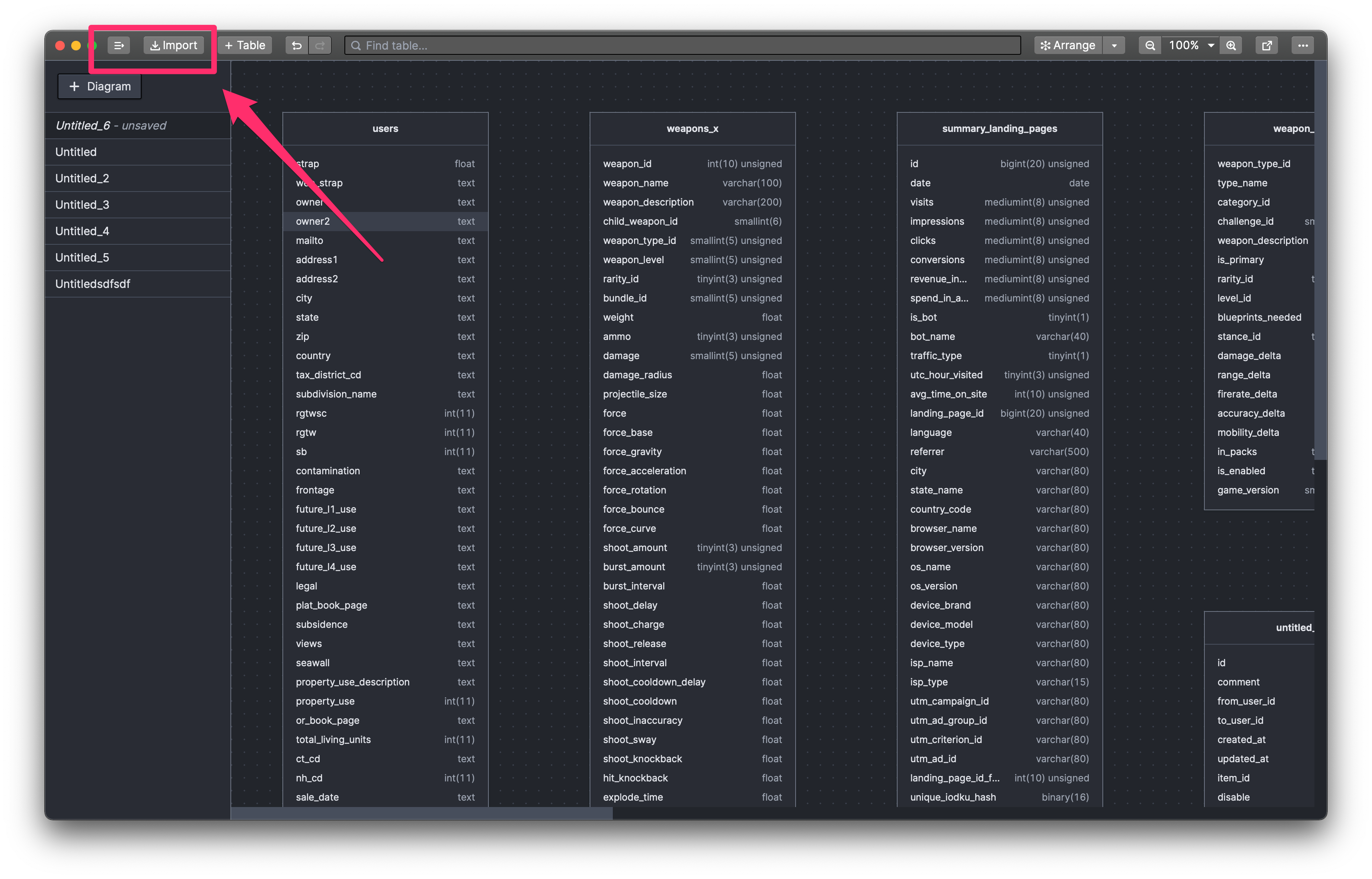 Importing / Open .diagram file · Issue #2517 · TablePlus/TablePlus · GitHub