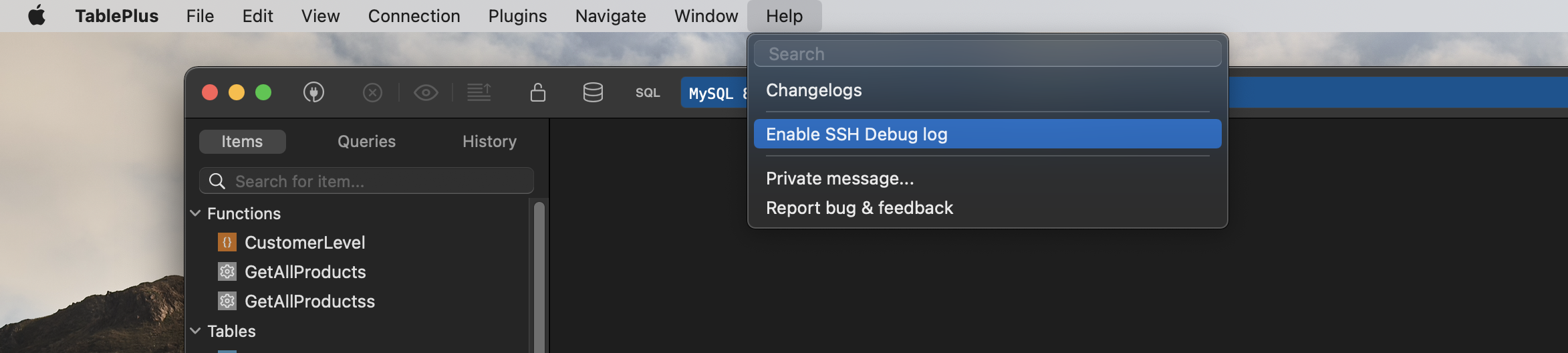 Tableplus, AWS ssm bastion, and IAM authentication · Issue #2531 · TablePlus/TablePlus · GitHub