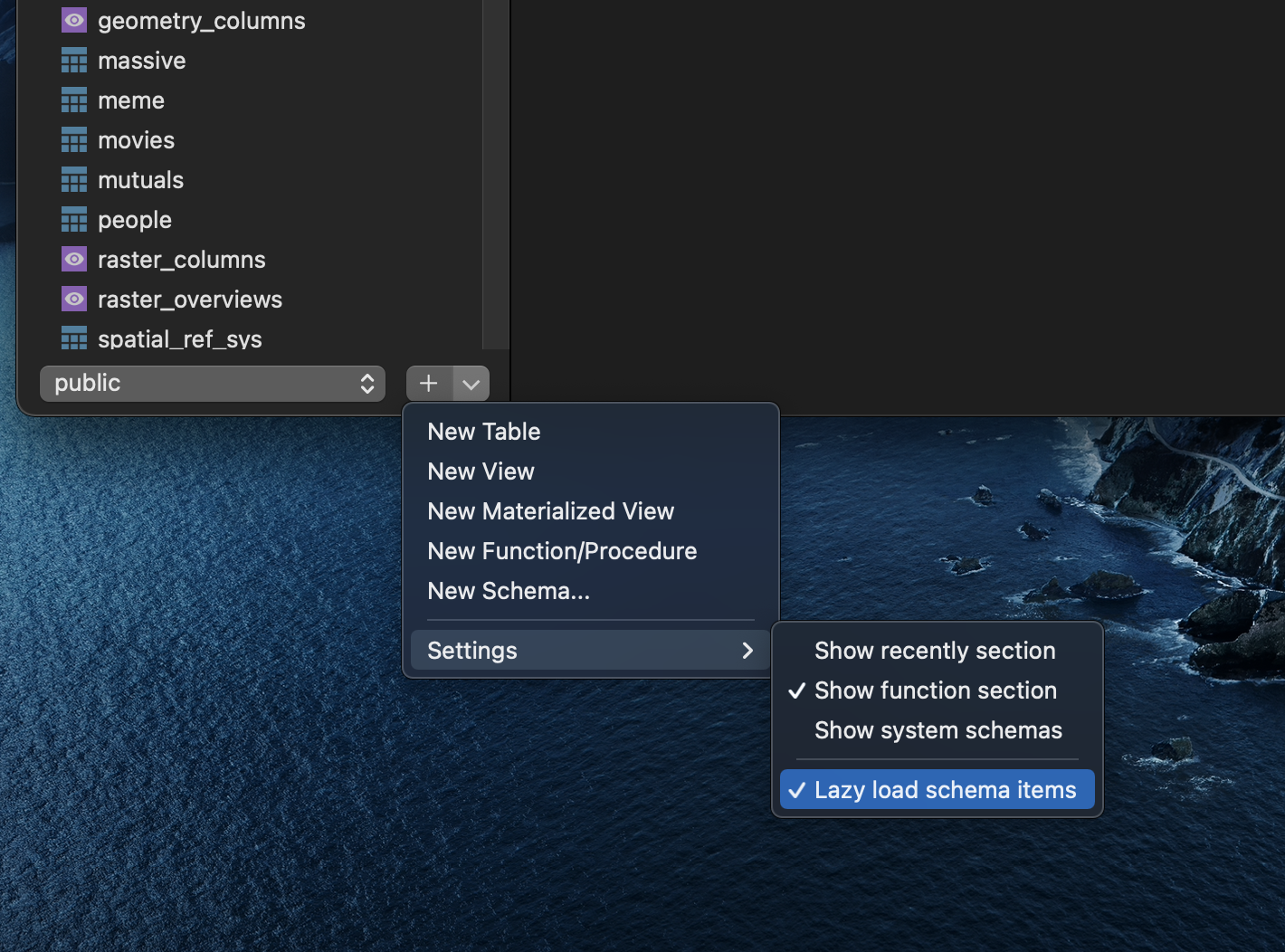 Collecting Database Information Very Slow On PostgreSQL · Issue #2520 · TablePlus/TablePlus · GitHub