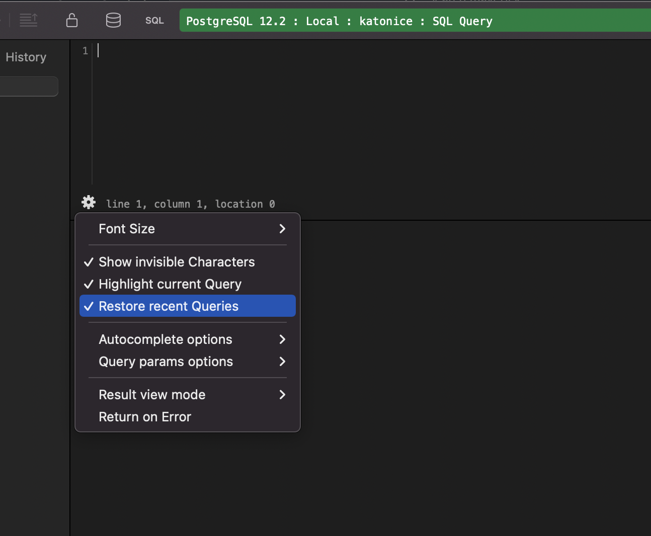 Feature Request: Menu option to open blank SQL Editor · Issue #2626 · TablePlus/TablePlus · GitHub