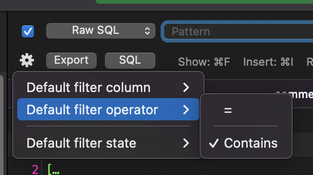 [Feature Request] Configurable default search type · Issue #2837 · TablePlus/TablePlus · GitHub