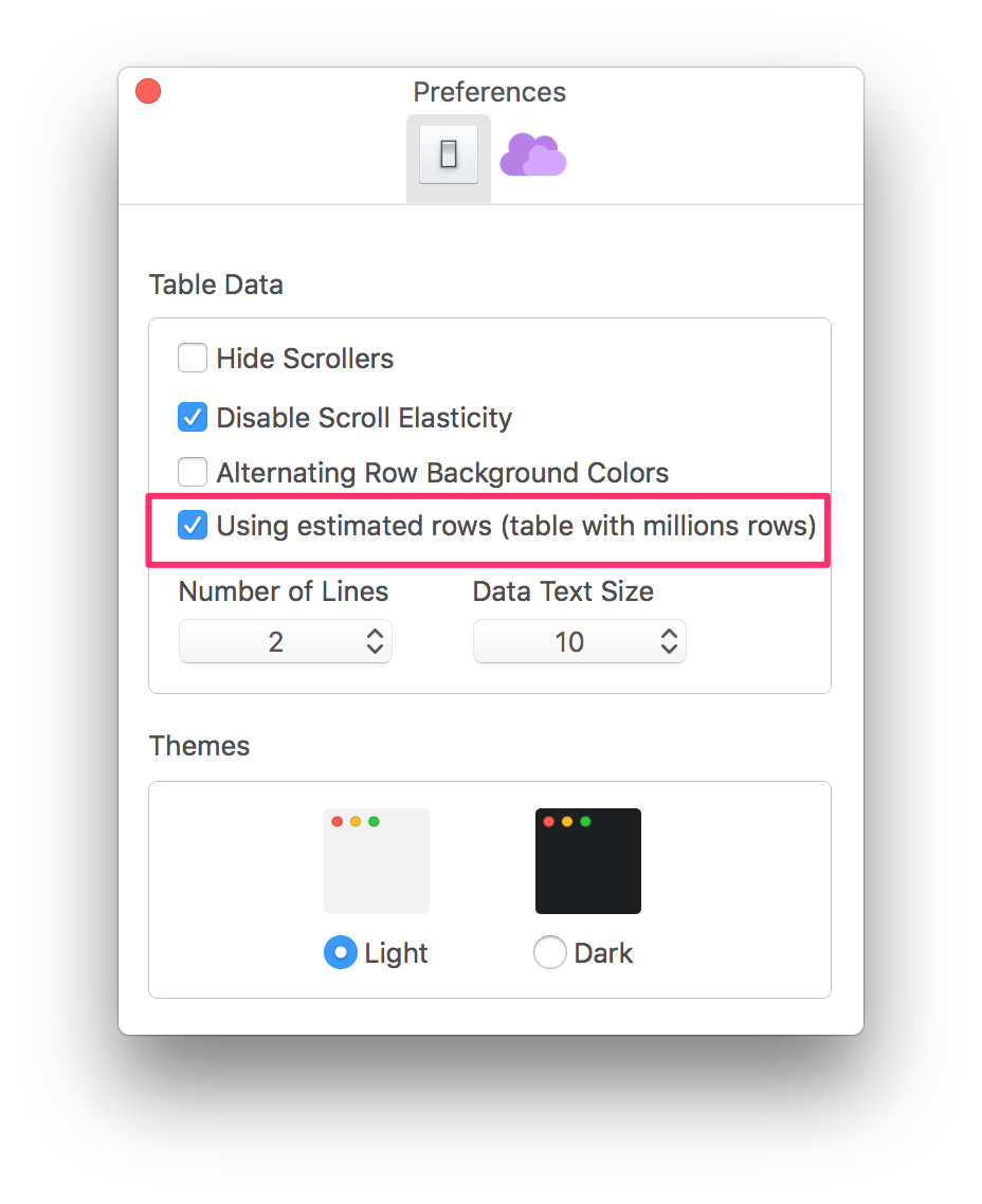 Ability to view 'First X Rows' and 'Last X Rows' before opening a table · Issue #43 · TablePlus ...