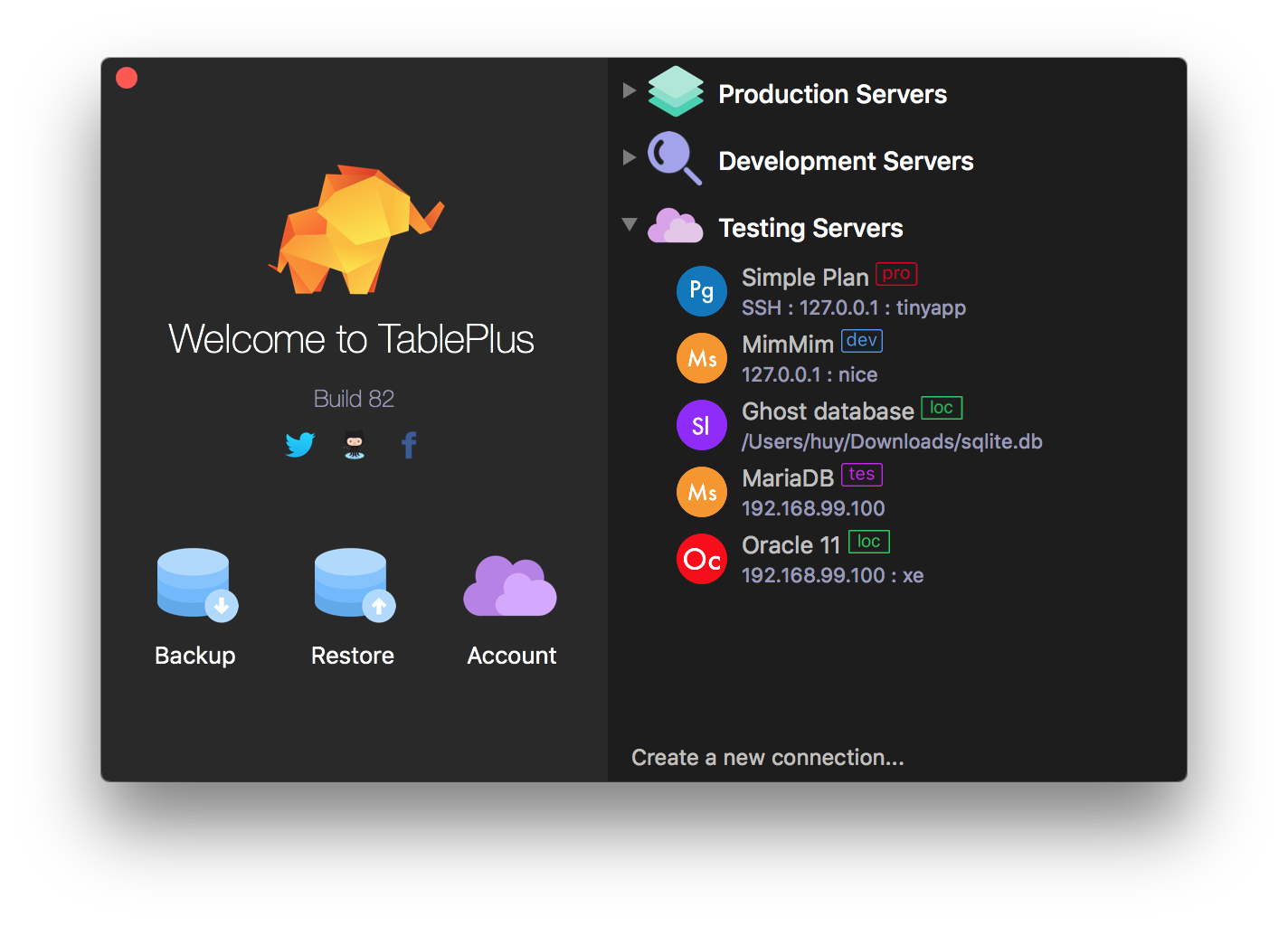 [Feature Request] Group or connection icon · Issue #175 · TablePlus/TablePlus · GitHub