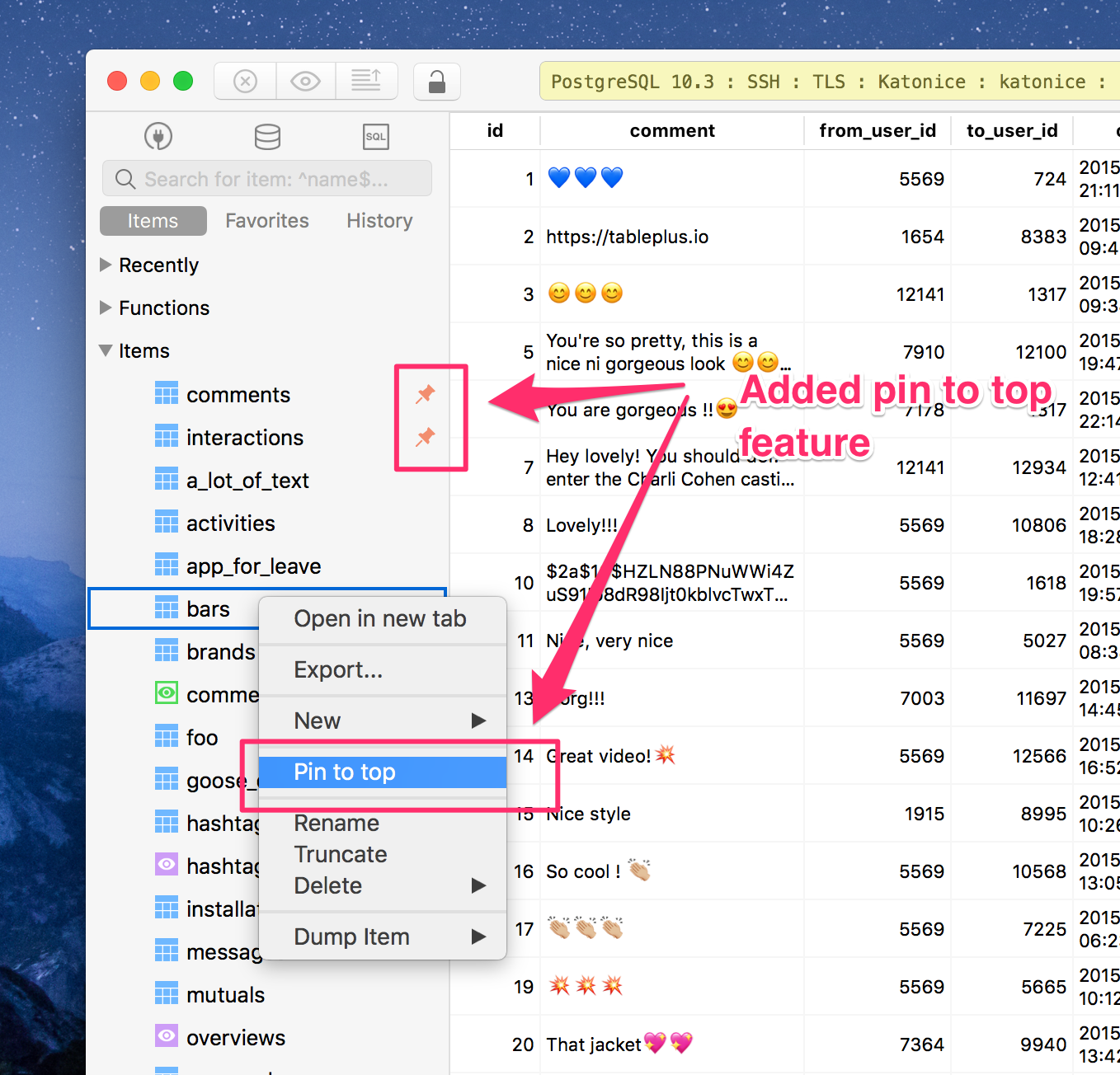 TablePlus build 93 release candidate. · Issue #308 · TablePlus/TablePlus · GitHub