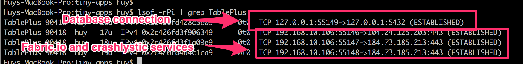 Connection held open by TablePlus after closing window · Issue #399 · TablePlus/TablePlus · GitHub