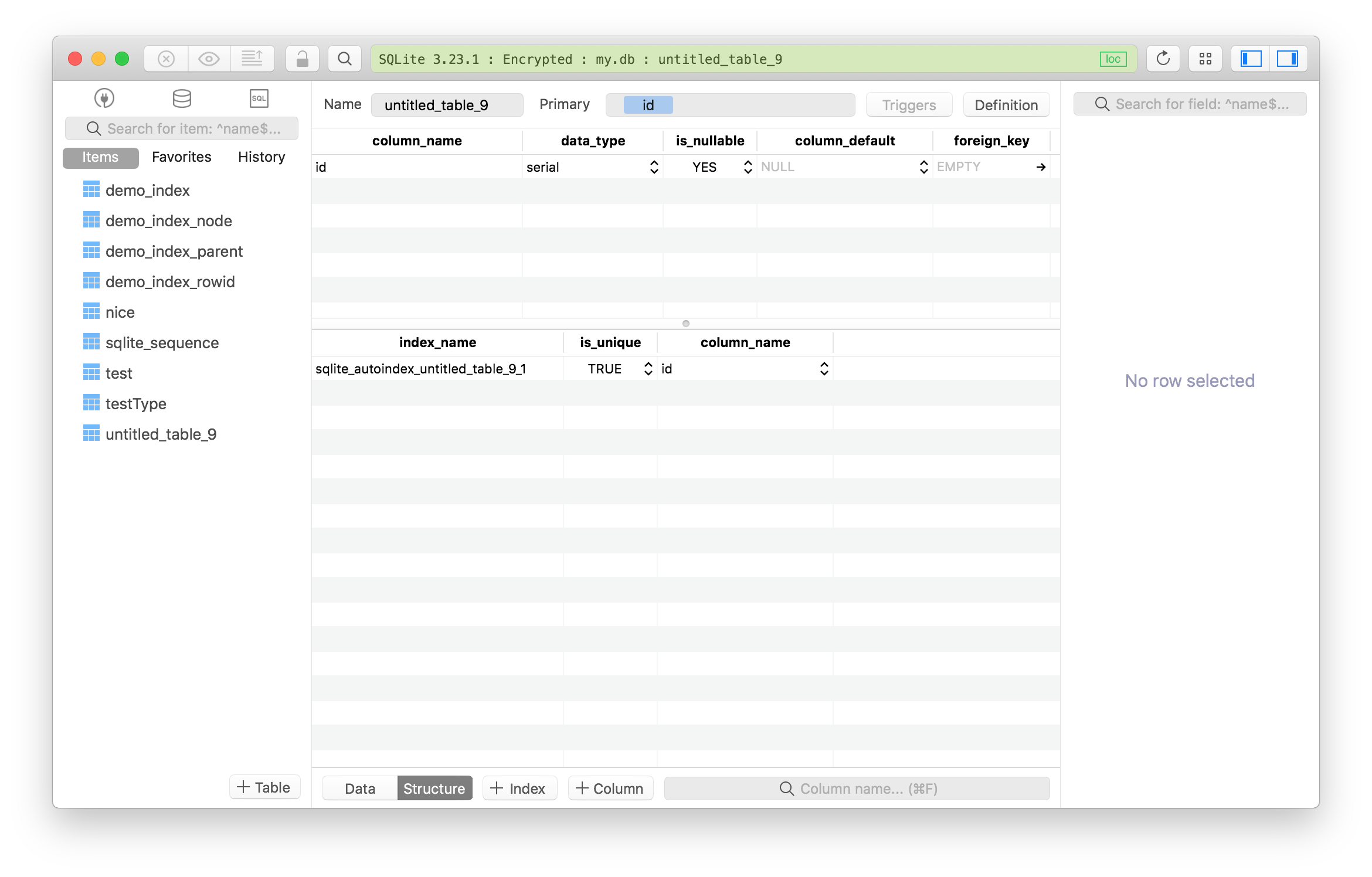 SQLite When Creating A Table Default To The integer Data Type For