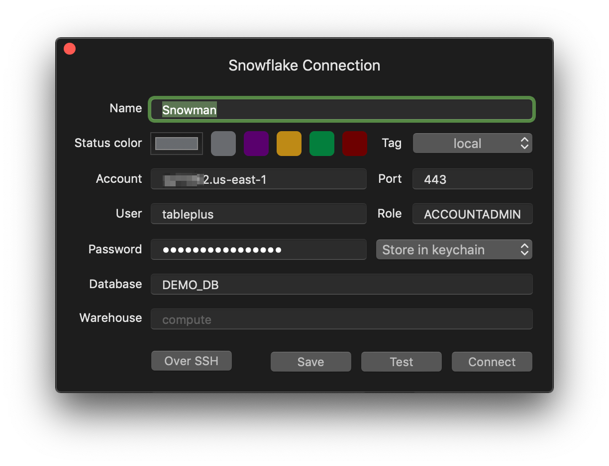 [Snowflake] Account name in connection field doesn't work with us-west-2 regions · Issue #802 ...