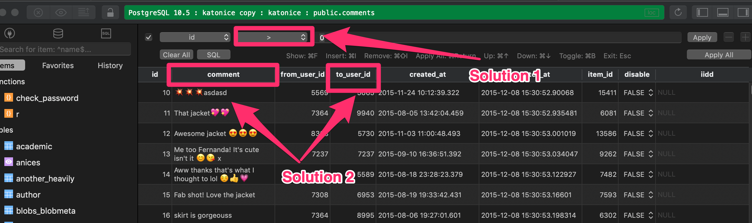Sort table by multiple columns · Issue #358 · TablePlus/TablePlus · GitHub