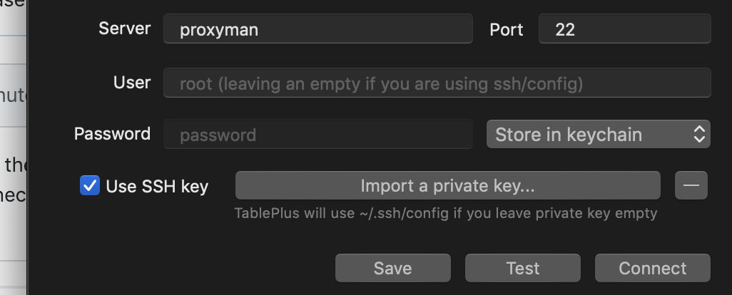 Built-in SSH issue. · Issue #815 · TablePlus/TablePlus · GitHub