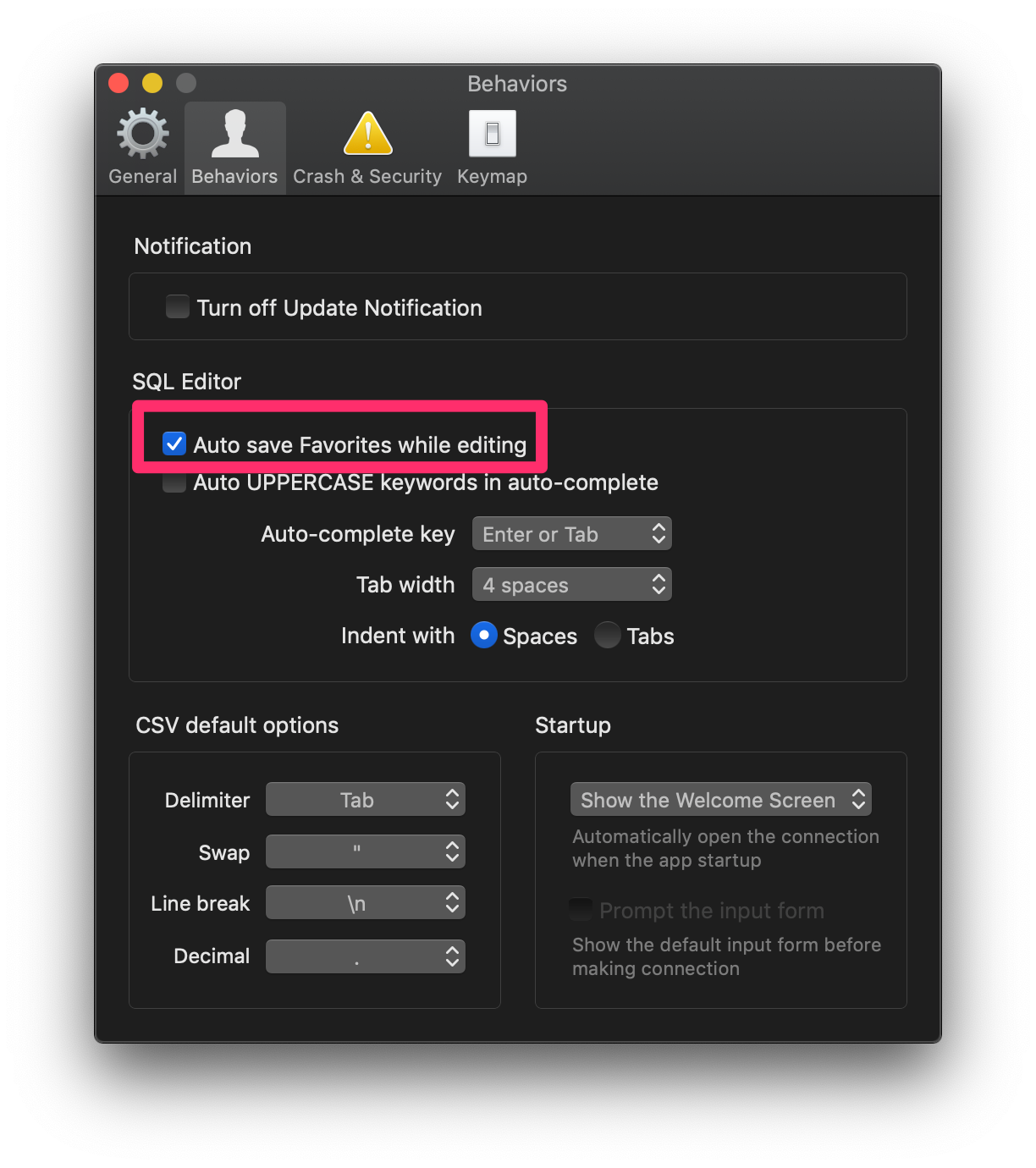 SQL query editor saves on close · Issue #1254 · TablePlus/TablePlus · GitHub
