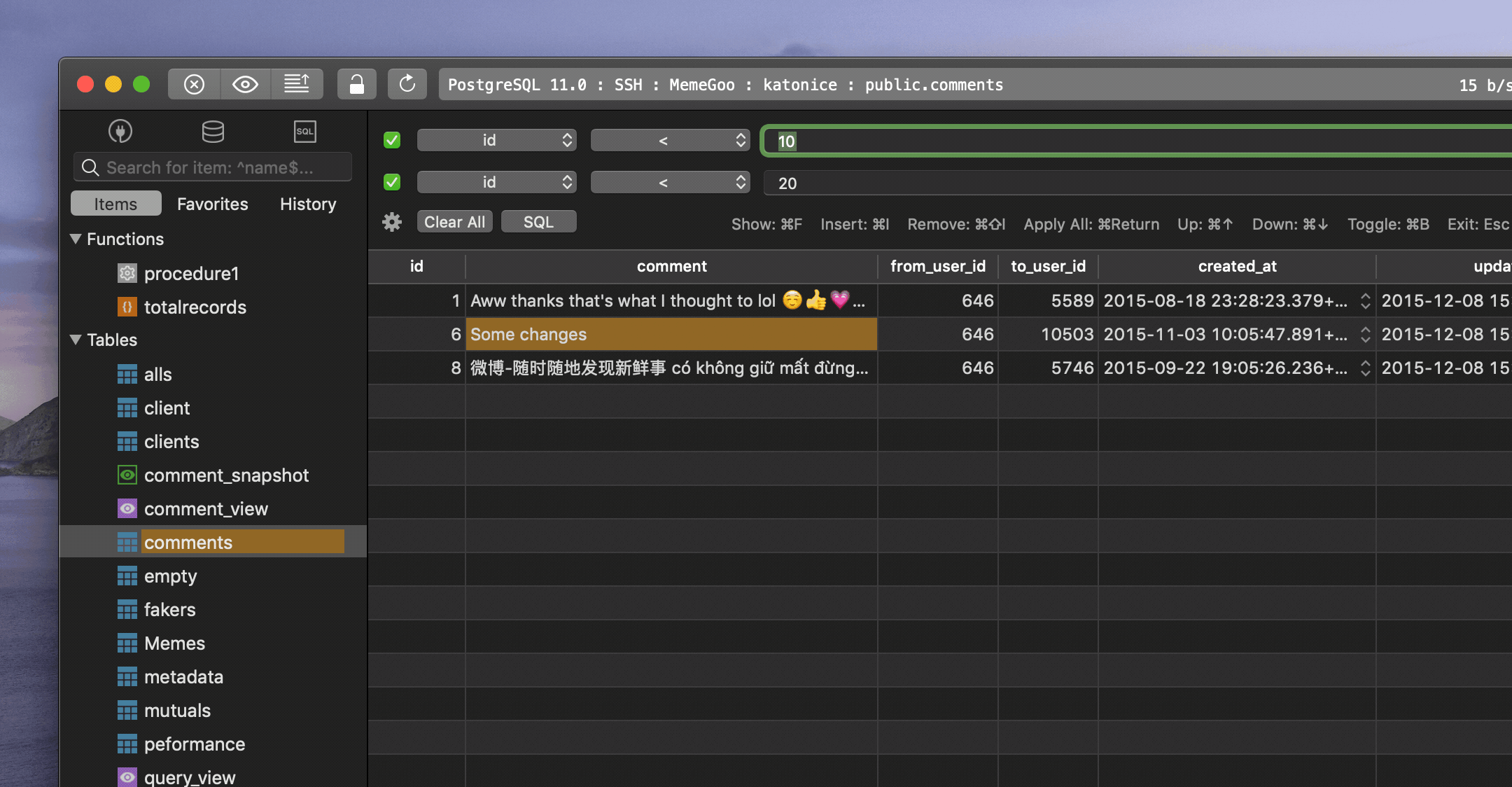 Reload does not discard changes but discards colorization · Issue #110 · TablePlus/TablePlus ...