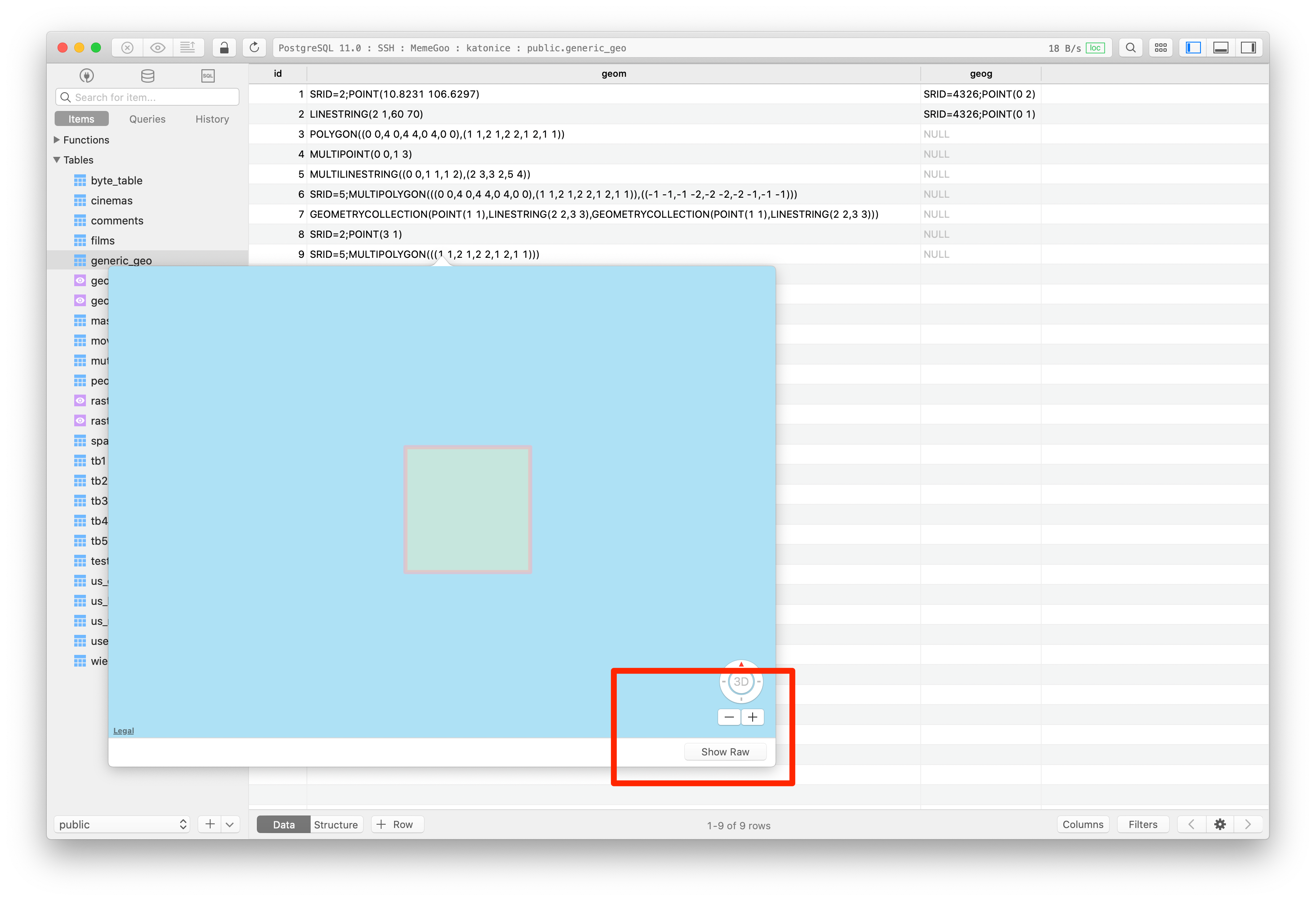 [Feature Request] Visualize PostGIS data easily · Issue #1667 · TablePlus/TablePlus · GitHub
