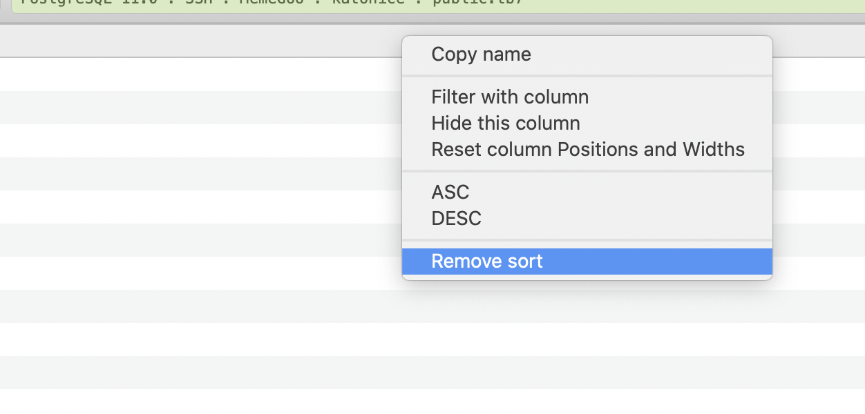 Unable to view anymore after sorting by JSON · Issue #1936 · TablePlus/TablePlus · GitHub