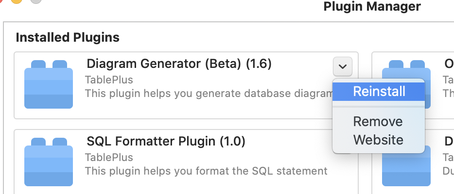 Generate diagram issue with MySQL 8 · Issue #2012 · TablePlus/TablePlus · GitHub