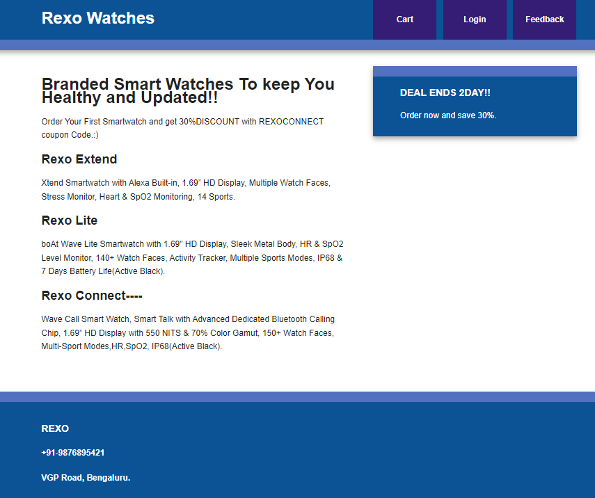 GitHub - Niveditha-03/Flask: Smart Watch WebPage Creation