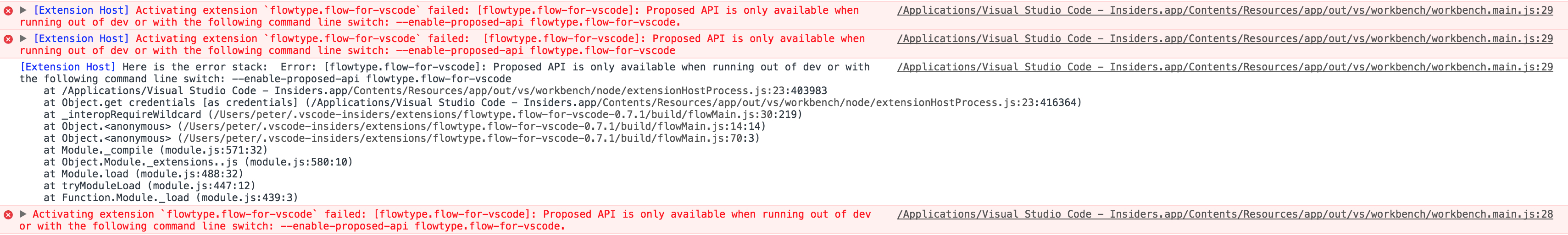 [BUG] Activating extension `flowtype.flow-for-vscode` failed · Issue #149 · flow/flow-for-vscode ...