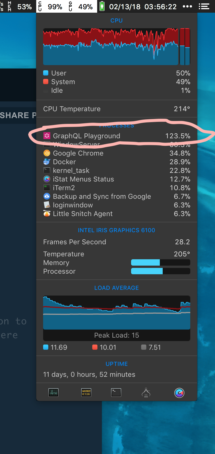 High Cpu Usage In Electron App · Issue 569 · Graphqlgraphql Playground · Github