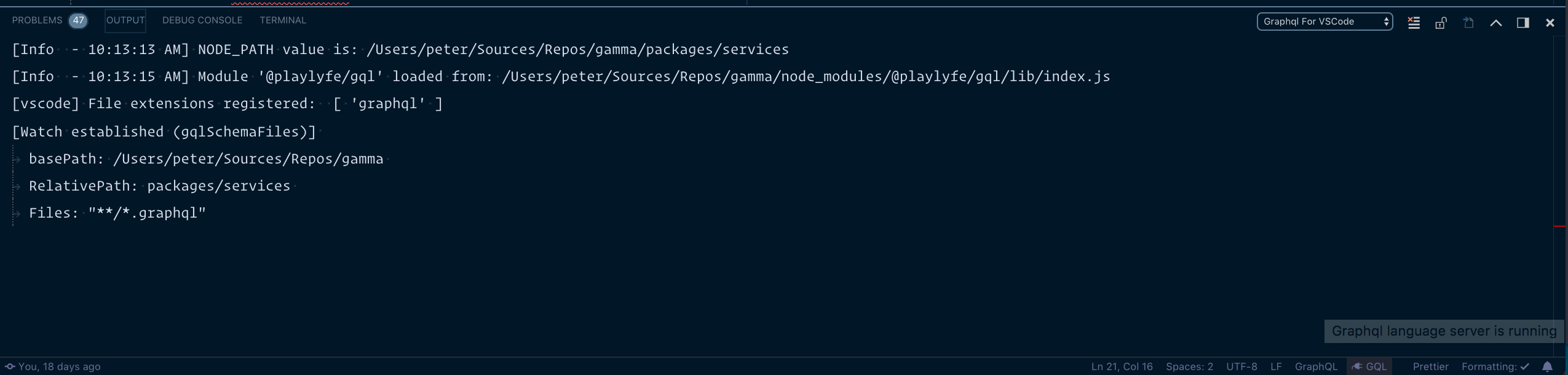 Tail Extension And Language Server Logs To Vscode Output Console · Issue 28 · Graphql Vscode