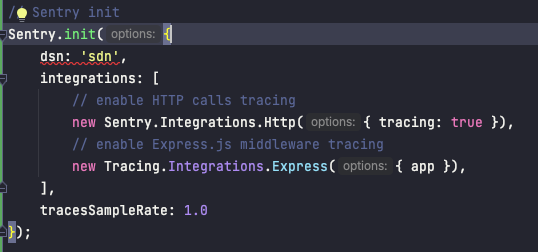 TypeScript - dsn property not found in NodeOptions · Issue #5835 · getsentry/sentry-javascript ...