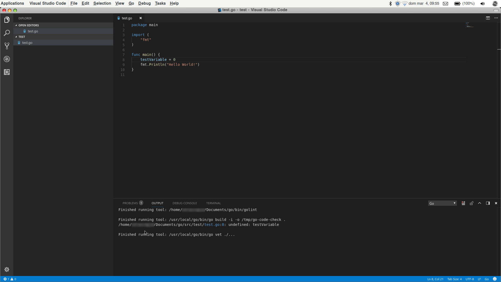 Error underlining · Issue #1556 · microsoft/vscode-go · GitHub