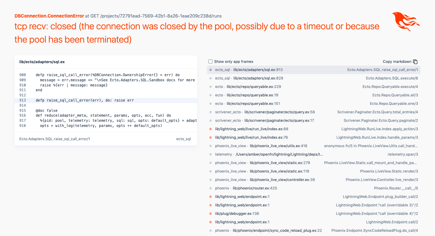 Unable To View History Page When Too Many Requests · Issue 723 · Openfn Lightning · Github