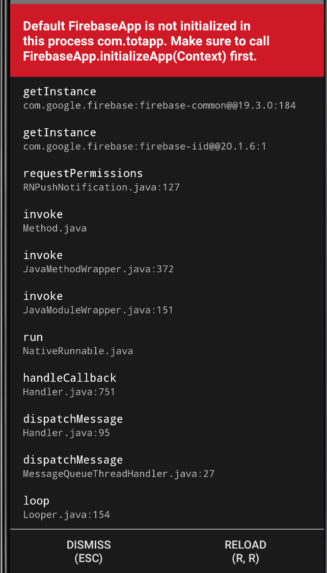 RNPushNotification.requestPermissions got 1 arguments, expected 0 · Issue #1391 · zo0r/react ...
