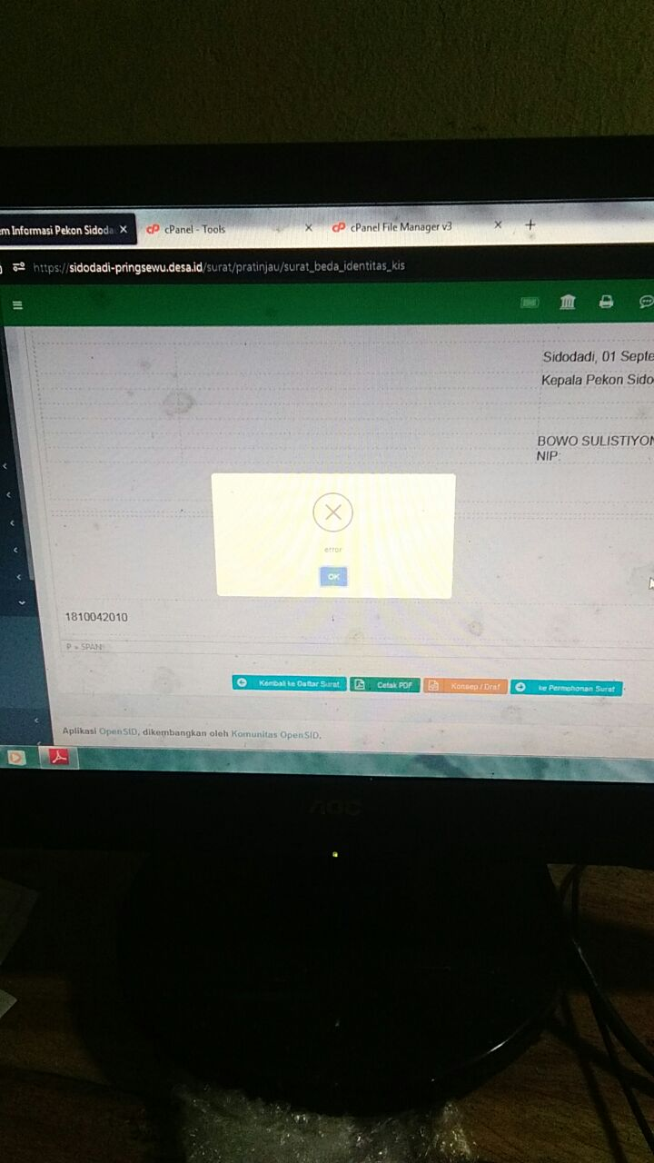 Bug/error: error saat cetak surat TinyMCE khusus desa sidodadi-pringsewu.desa.id · Issue #5570 ...
