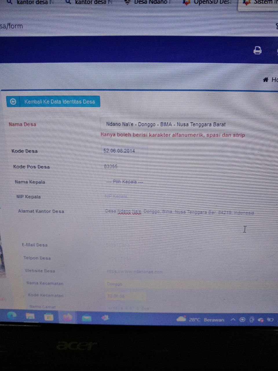 Bug/error: ada desa yang menggunakan tanda petik · Issue #5792 · OpenSID/OpenSID · GitHub