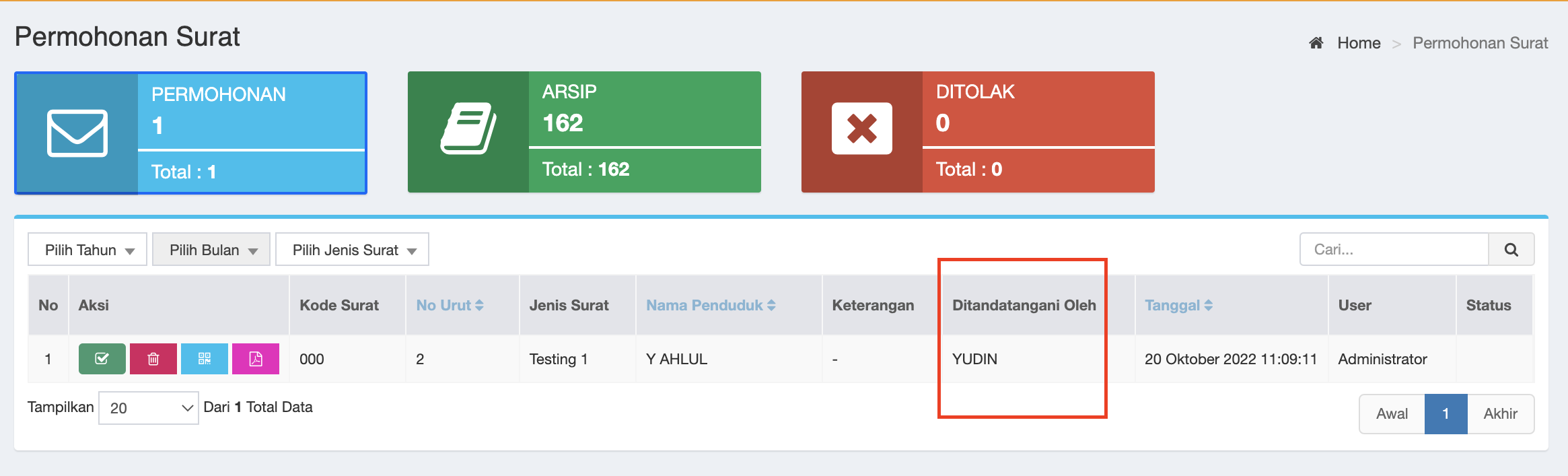 Bug/error: gelar penandatangan surat tidak muncul pada permohonan dan arsip surat · Issue #5847 ...
