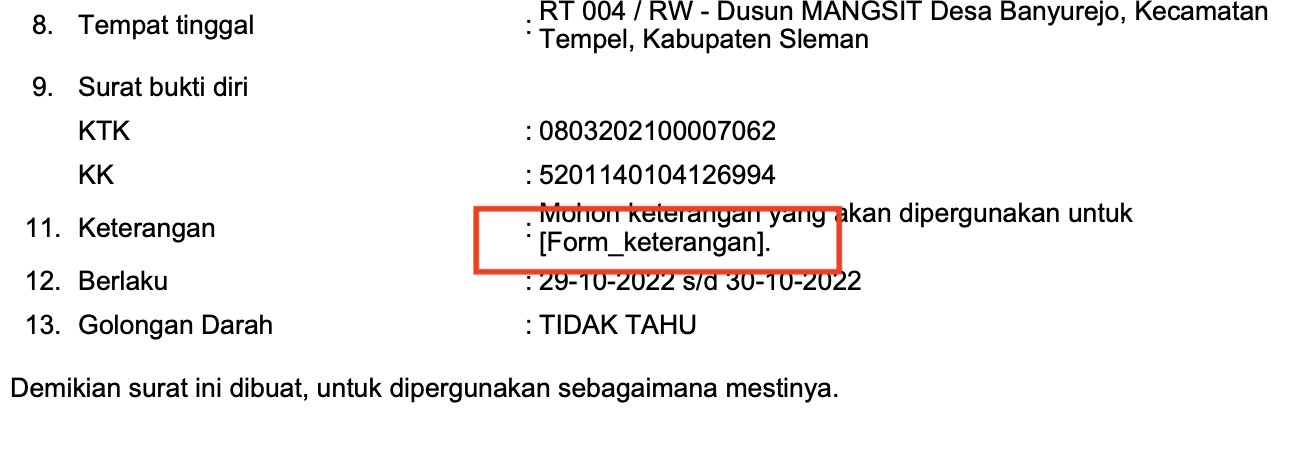 Bug/error: tinymce kode isian masih berupa variable saat cetak surat · Issue #5889 · OpenSID ...