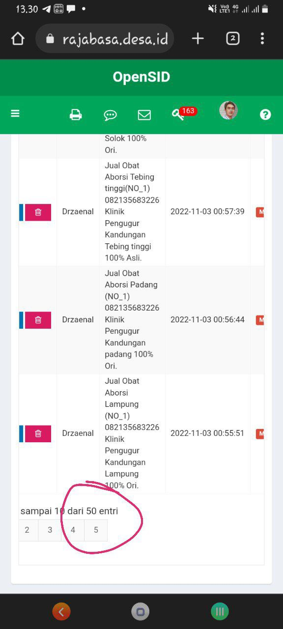 Bugerror Celah Spam Pada Form Pengaduan · Issue 5958 · Opensidopensid · Github 