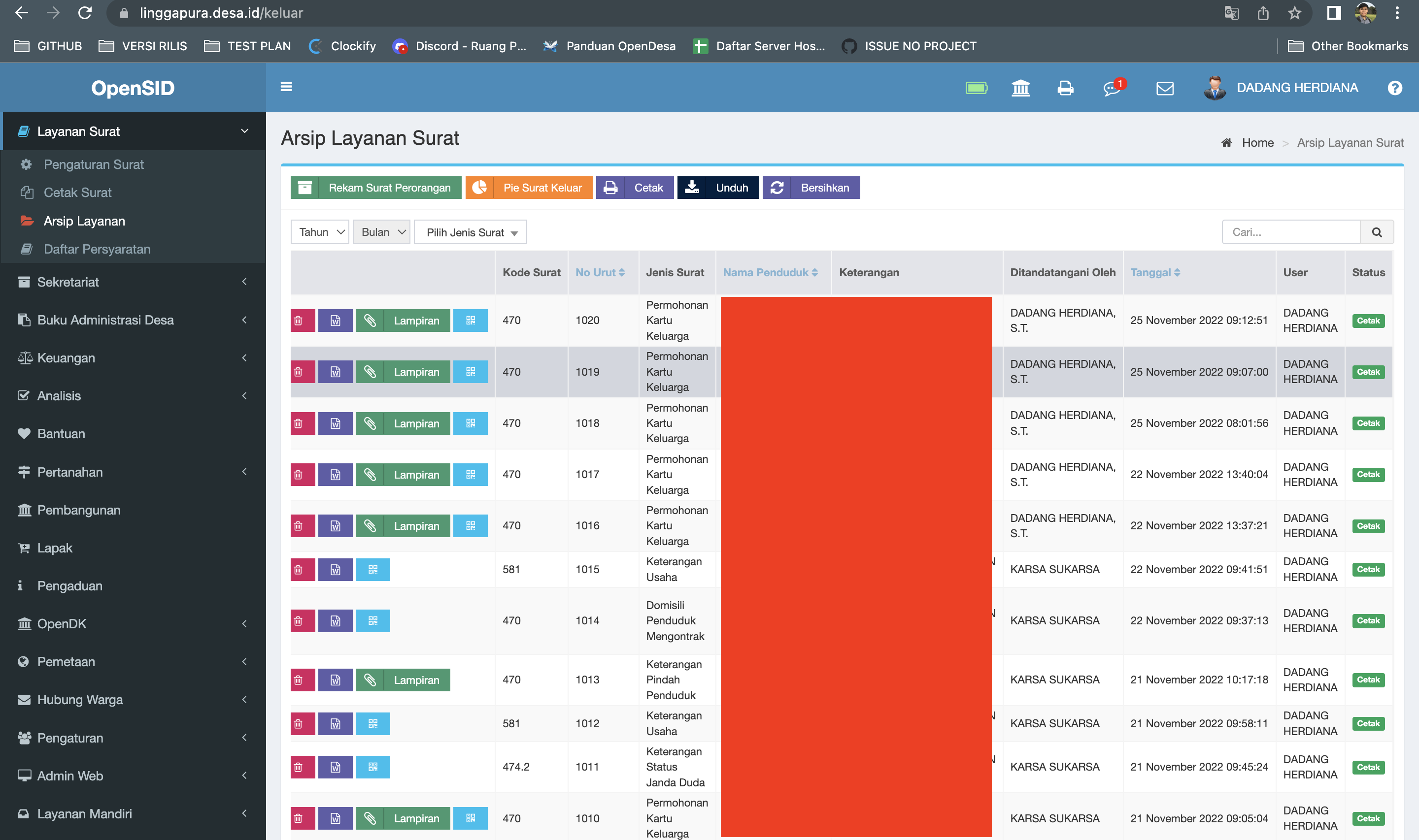 Bug/error: arsip layanan surat tidak muncul · Issue #6033 · OpenSID/OpenSID · GitHub
