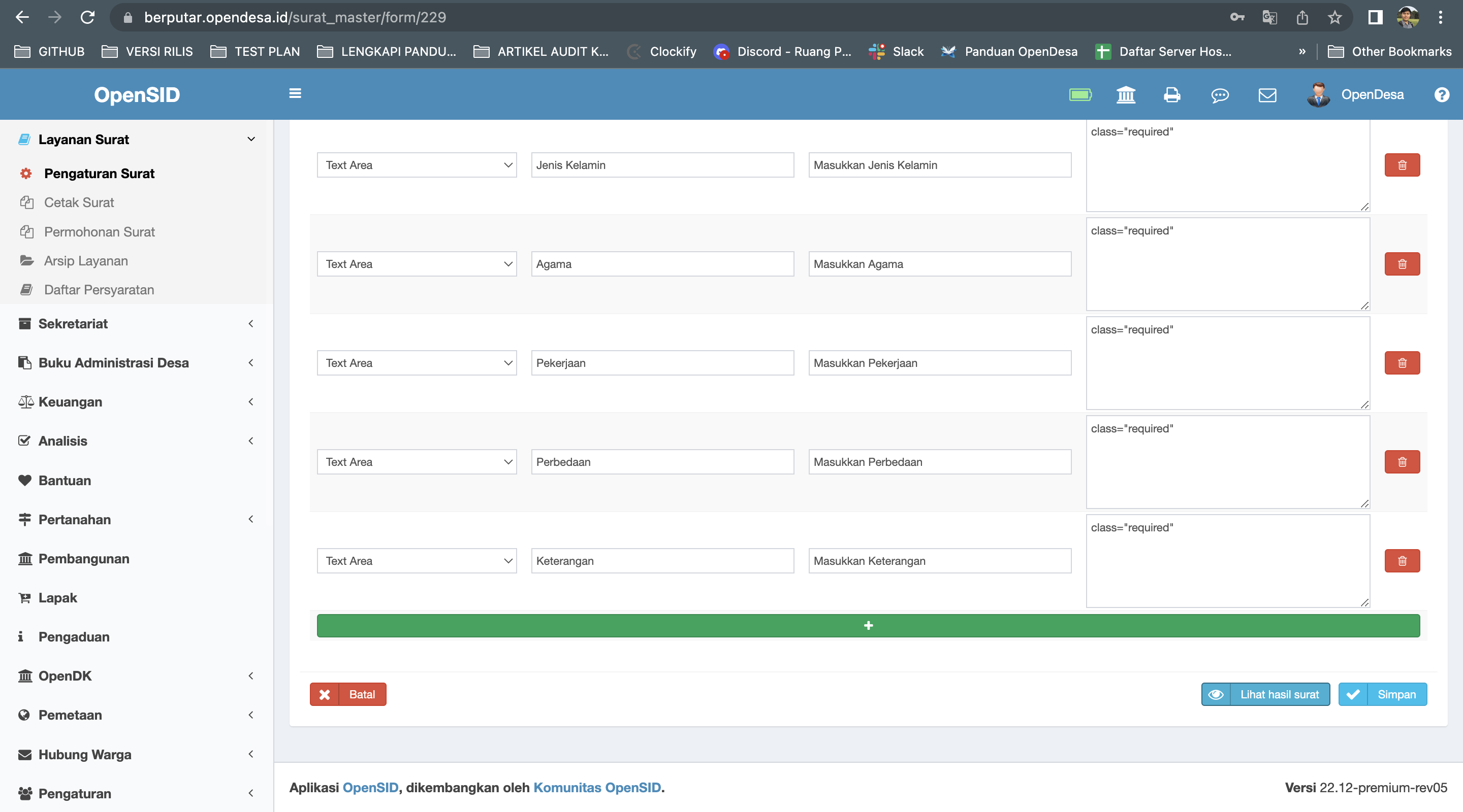Bug/error: lihat hasil surat tinymce keterangan beda identitas blank page · Issue #6153 ...