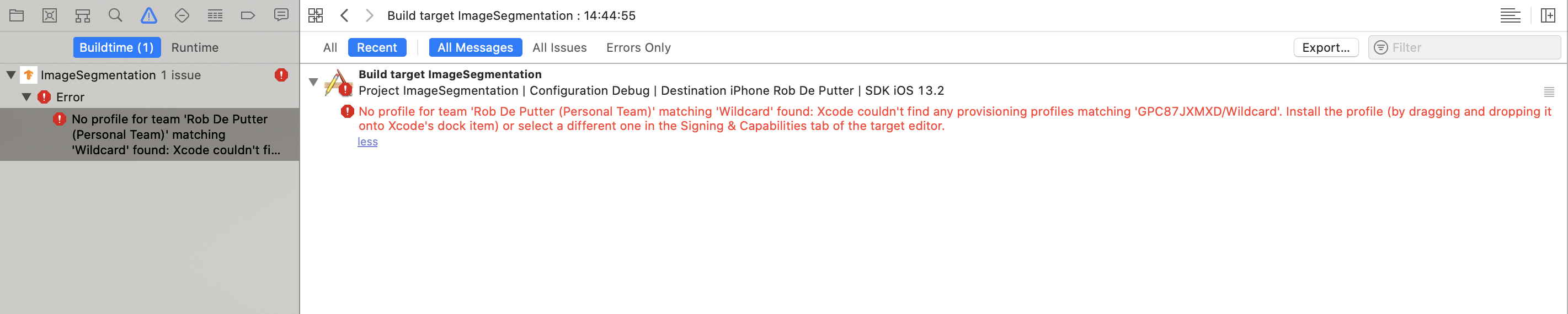 TensorFlow Lite image_segmentation example for iOS doesn't build ...