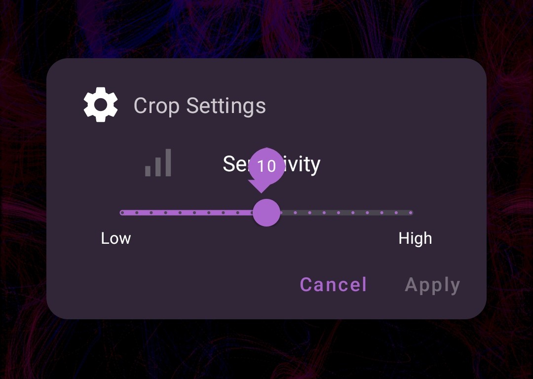 [Slider] label broken up and not keeping up with thumb upon quick slide ...
