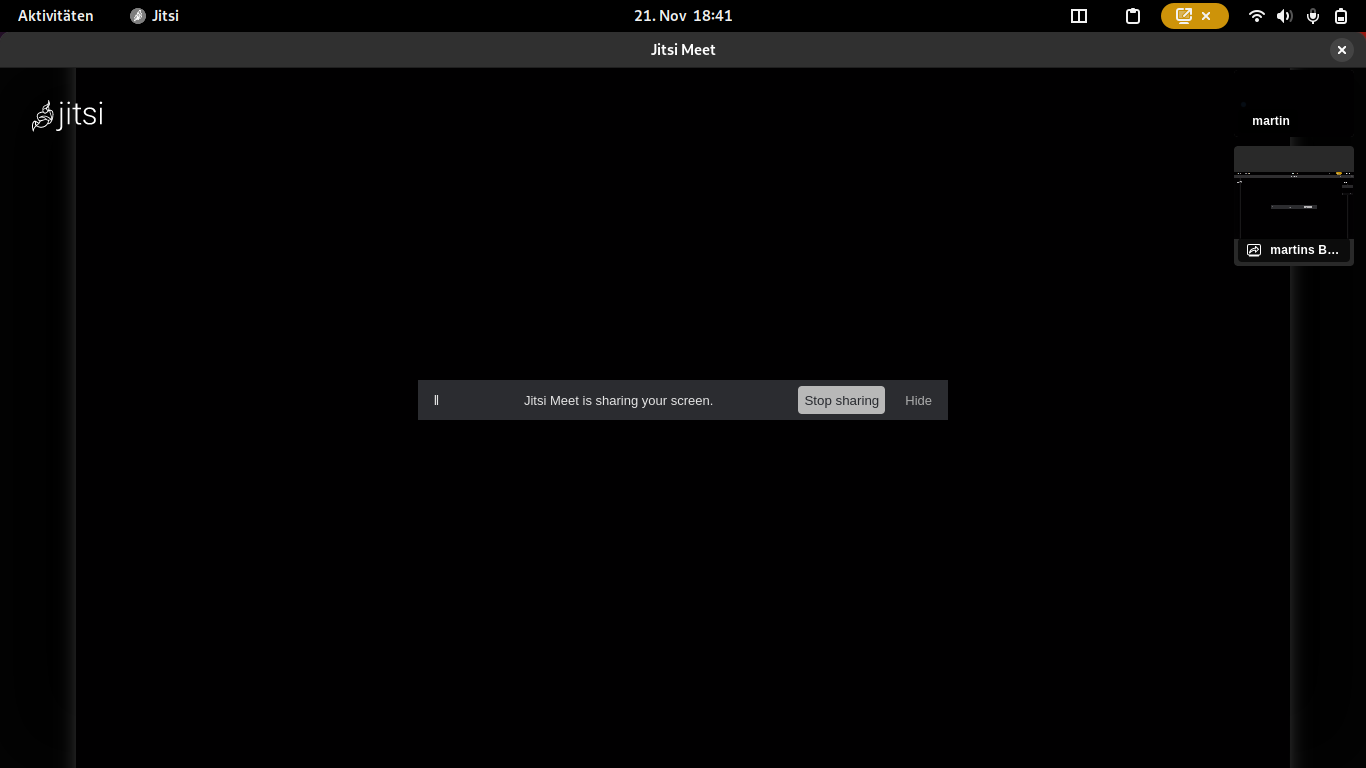 [Bug]: Redundant Screen Sharing Notification on GNOME · Issue #36419 · electron/electron · GitHub