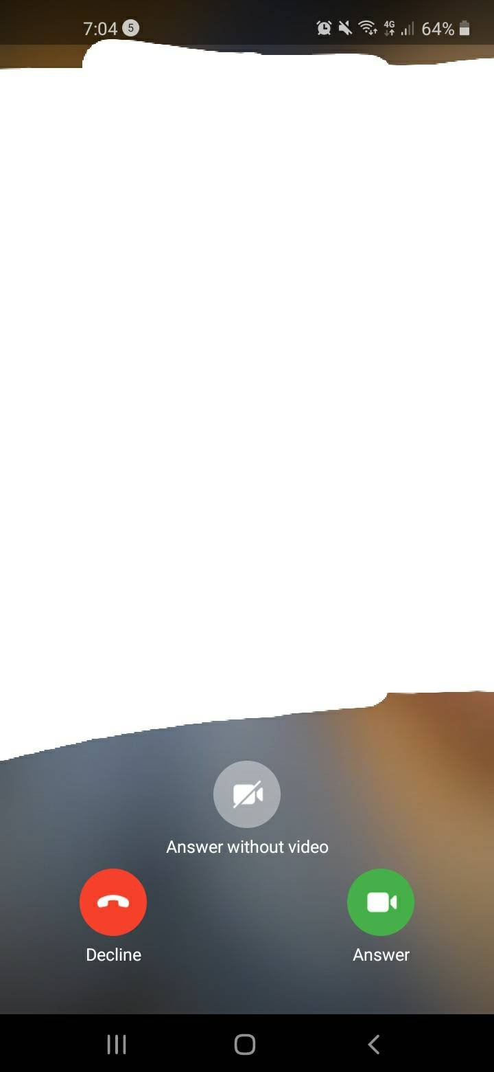 Usability - answering video call from notification leads to accidental ...