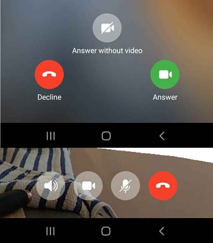 Usability - answering video call from notification leads to accidental ...
