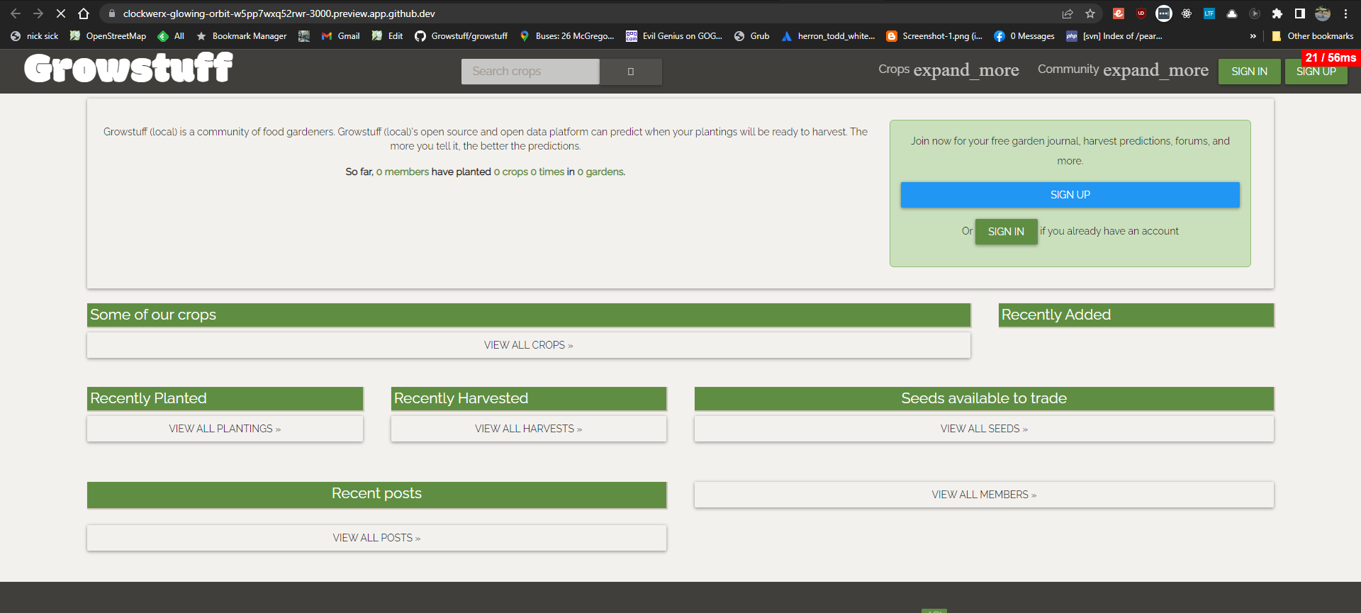 Codespace minor points · Issue #3315 · Growstuff/growstuff · GitHub